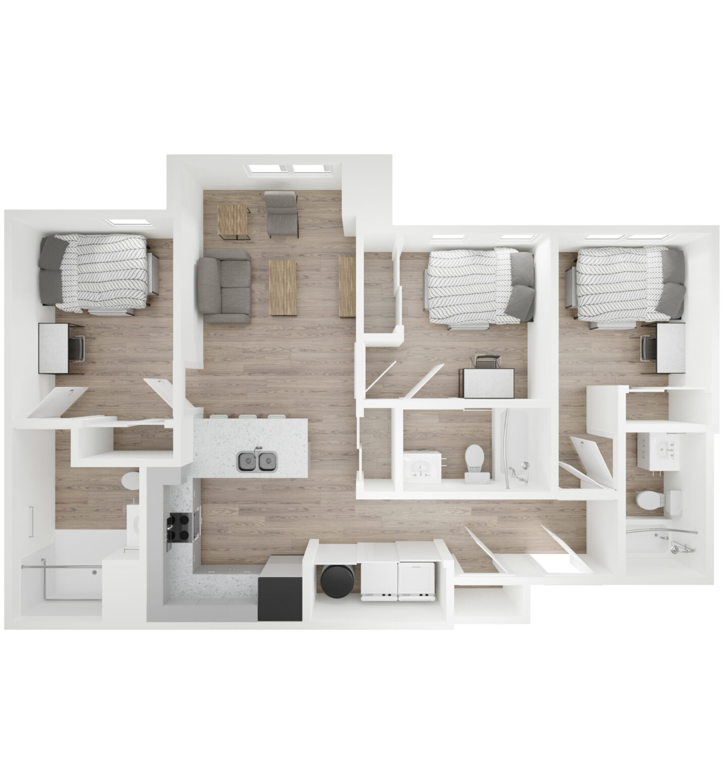 Floor Plans | 1-4 Bedroom Apartments in Pullman